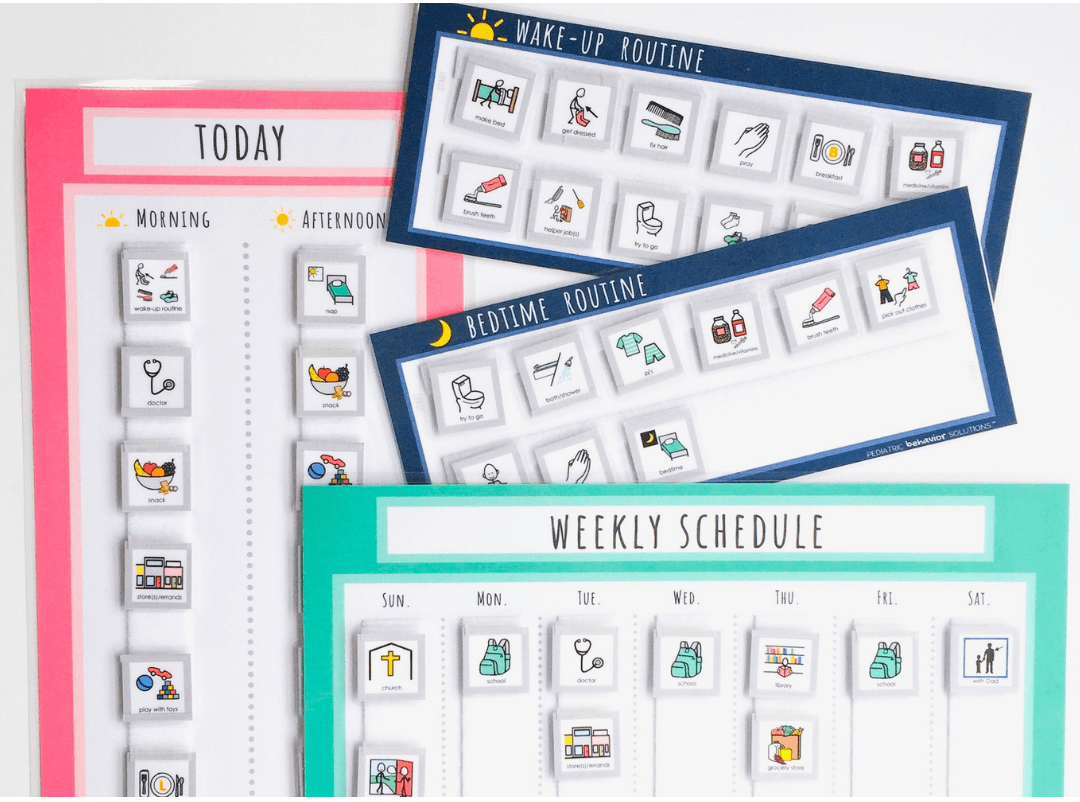 Visual Schedules: Now Available & What They Are – Toddler Tips